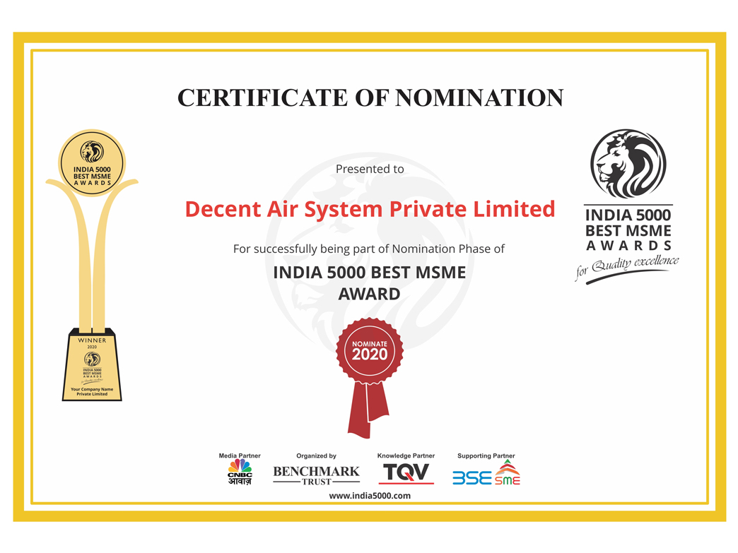 Certifications: Ensuring Quality Air Systems | Decent Air System